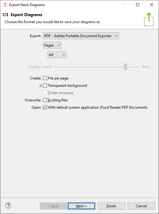 Exporting – Neck Diagrams Support